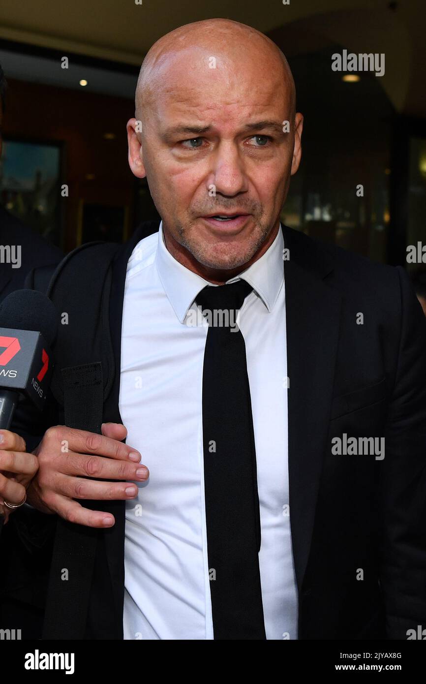 Gary Jubelin leaves Downing Centre Local Court in Sydney, Wednesday ...