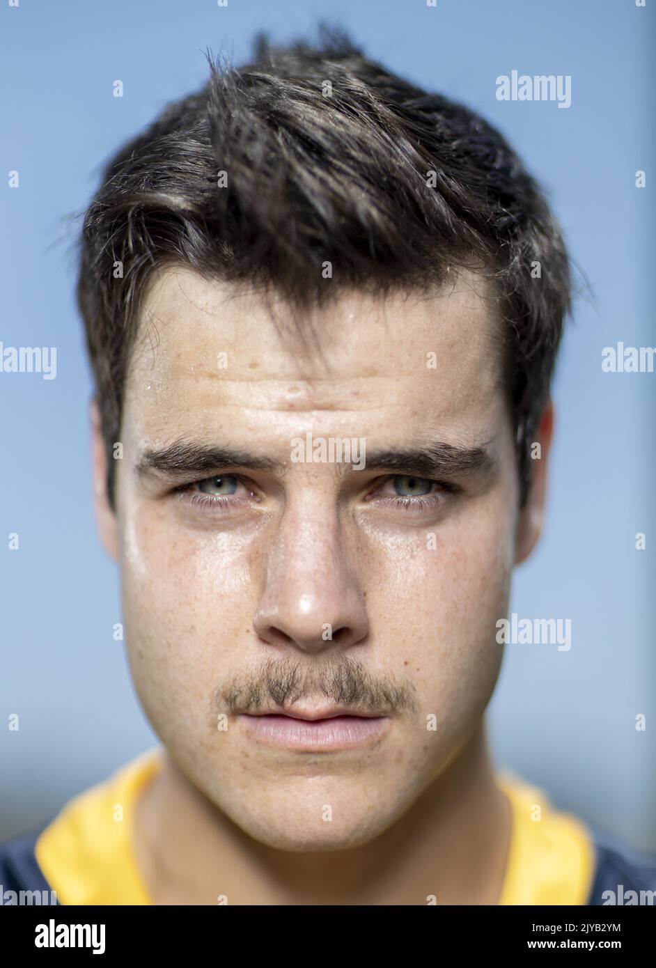 Darcy Fogarty poses for a photograph during an Adelaide Crows team ...