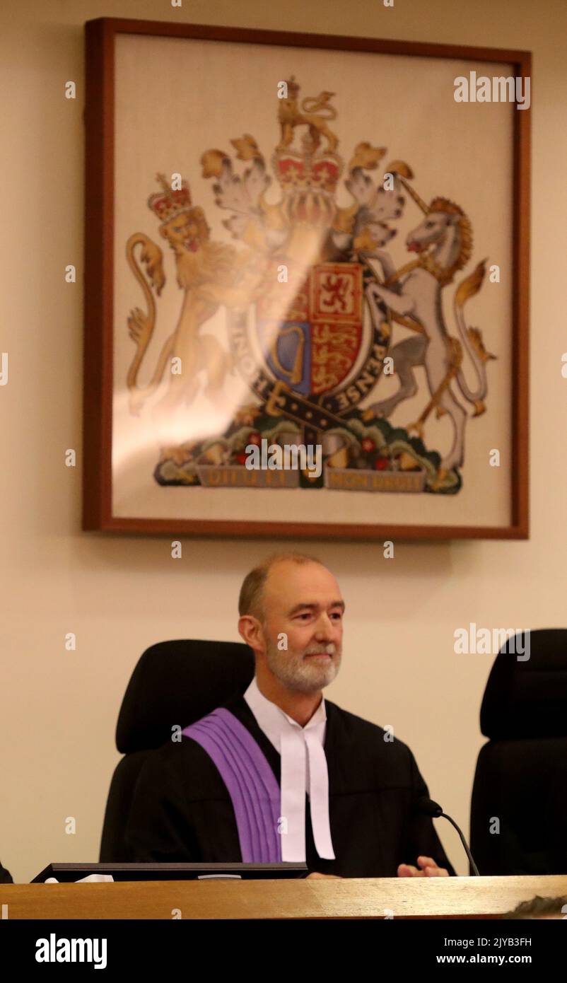 Special sitting for new Judge Ian Press being appointed to the bench at ...