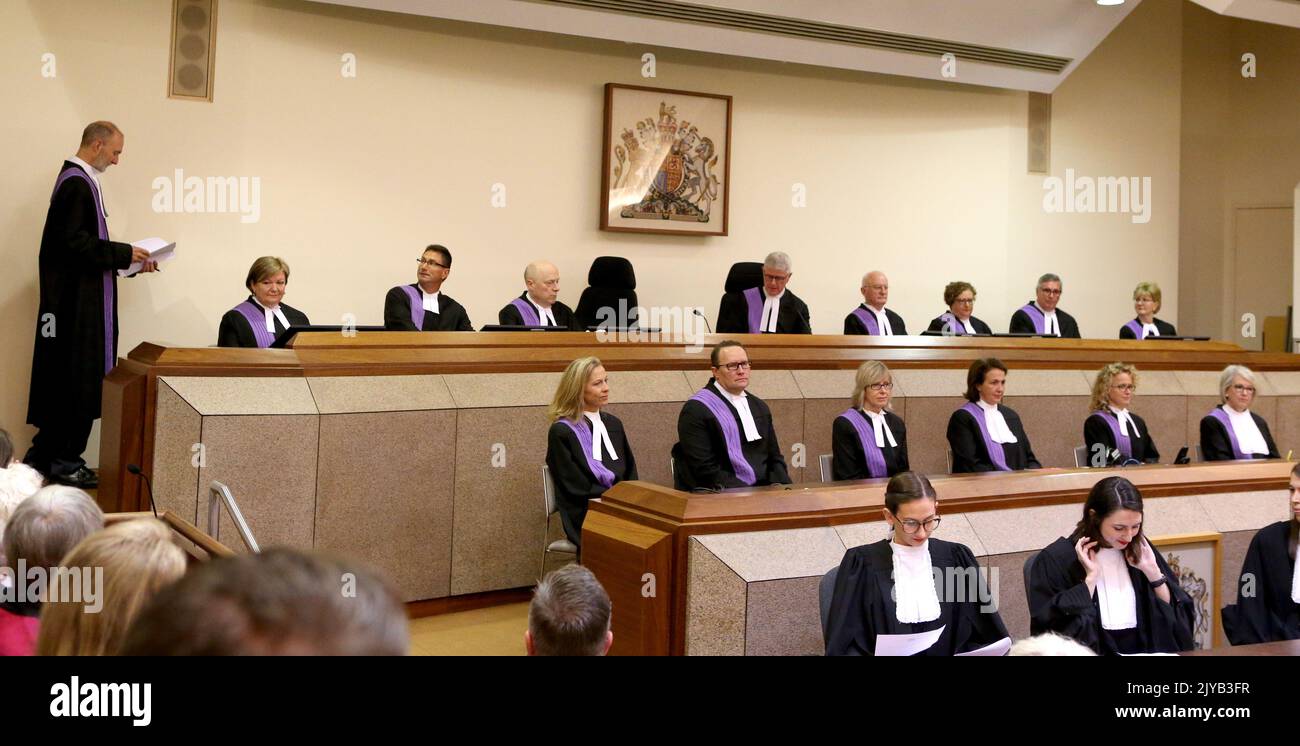 Special sitting for new Judge Ian Press being appointed to the bench at ...