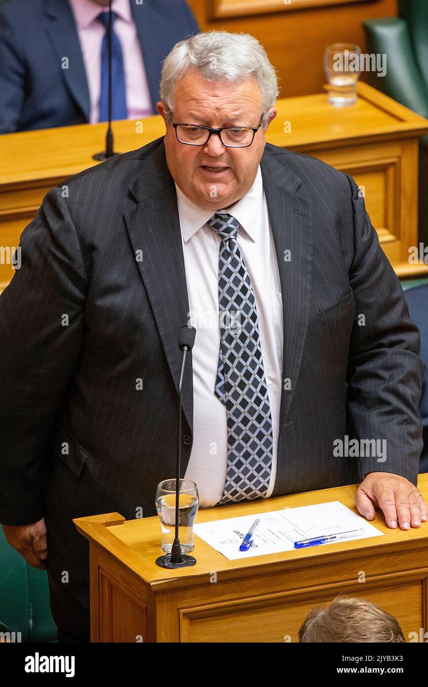 Gerry Brownlee, National MP speaking in the chamber on the first day of ...