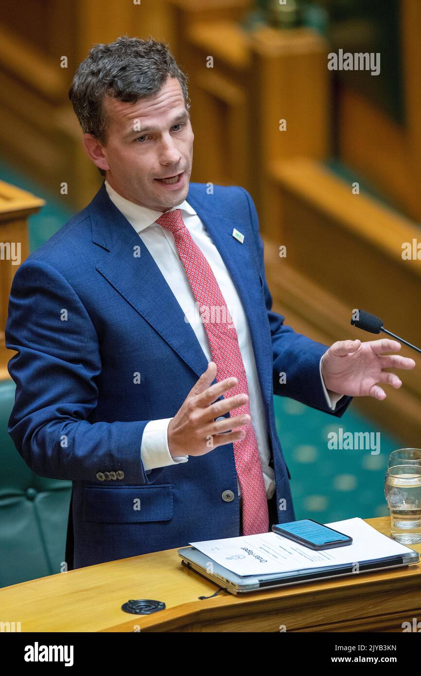 David Seymour, ACT Party Leader speaking in the chamber on the first ...