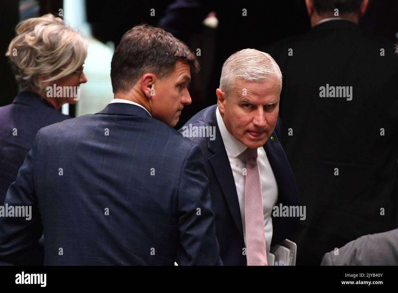 Deputy Prime Minister Michael McCormack leaves after Question Time in ...