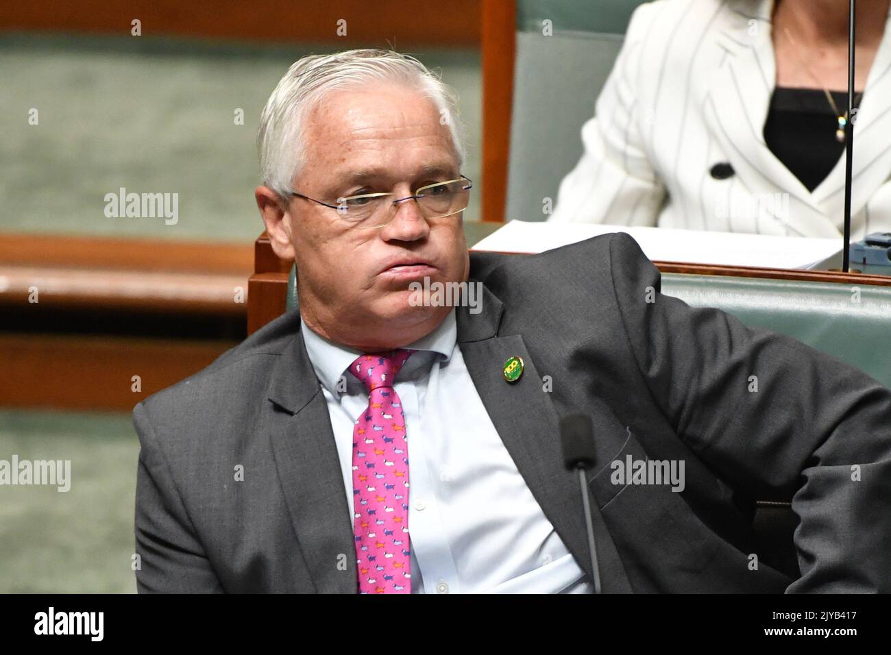 Nationals Member for Murray Damian Drum during Question Time in the ...