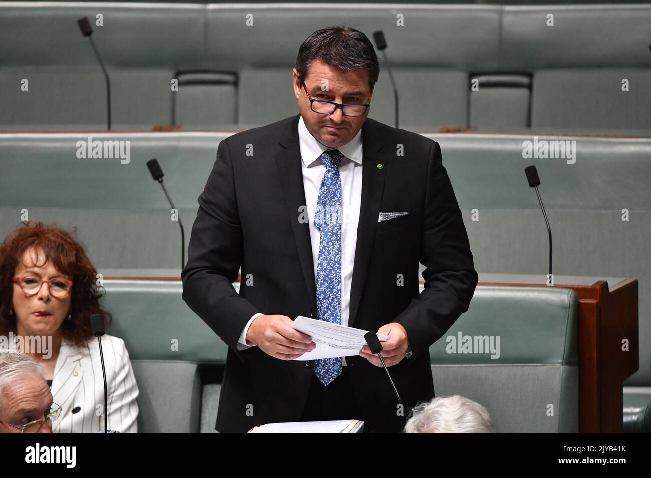 Nationals member for Cowper Pat Conaghan during Question Time in the ...