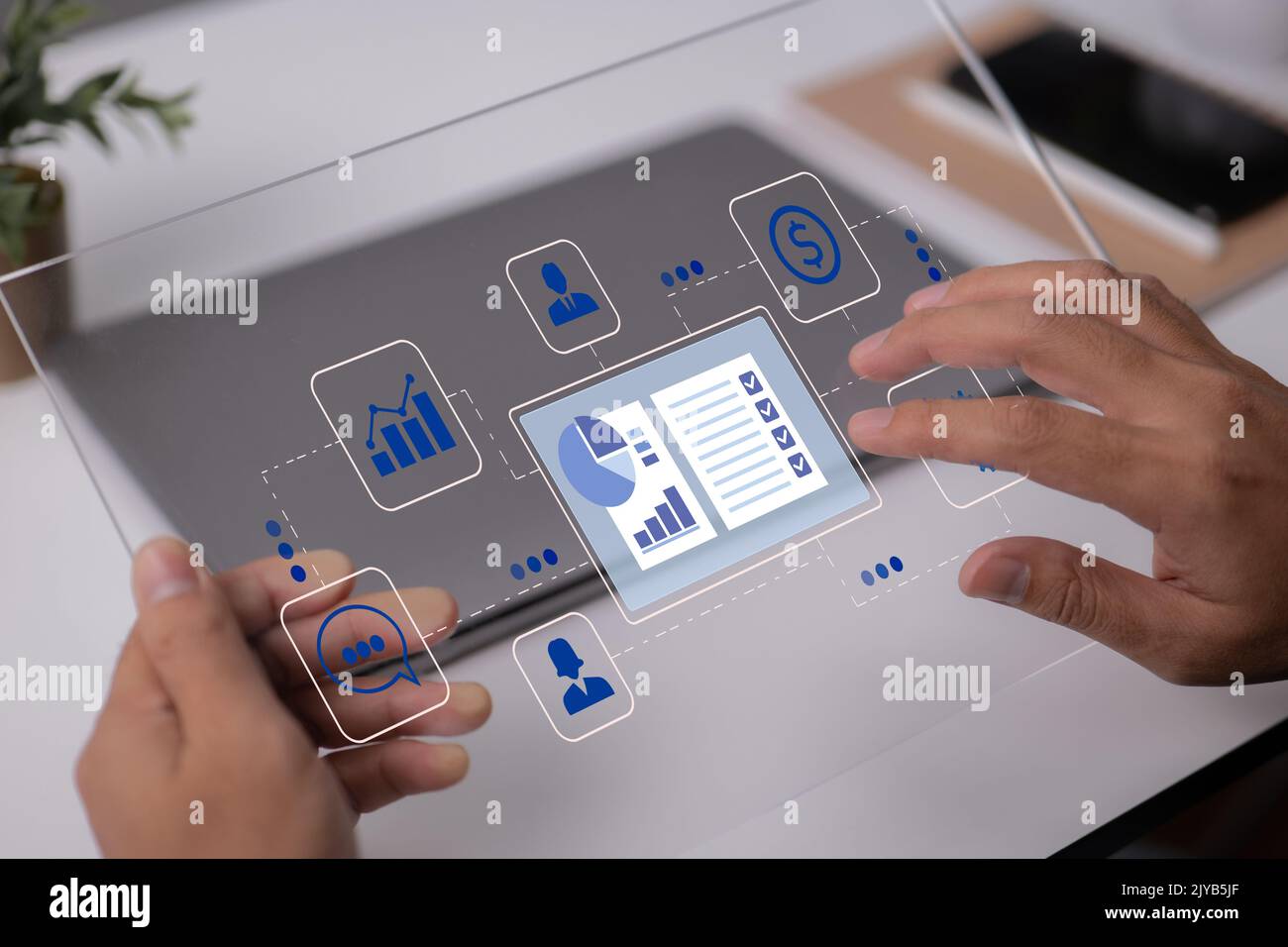 Customer relationship management system hi-res stock photography and ...