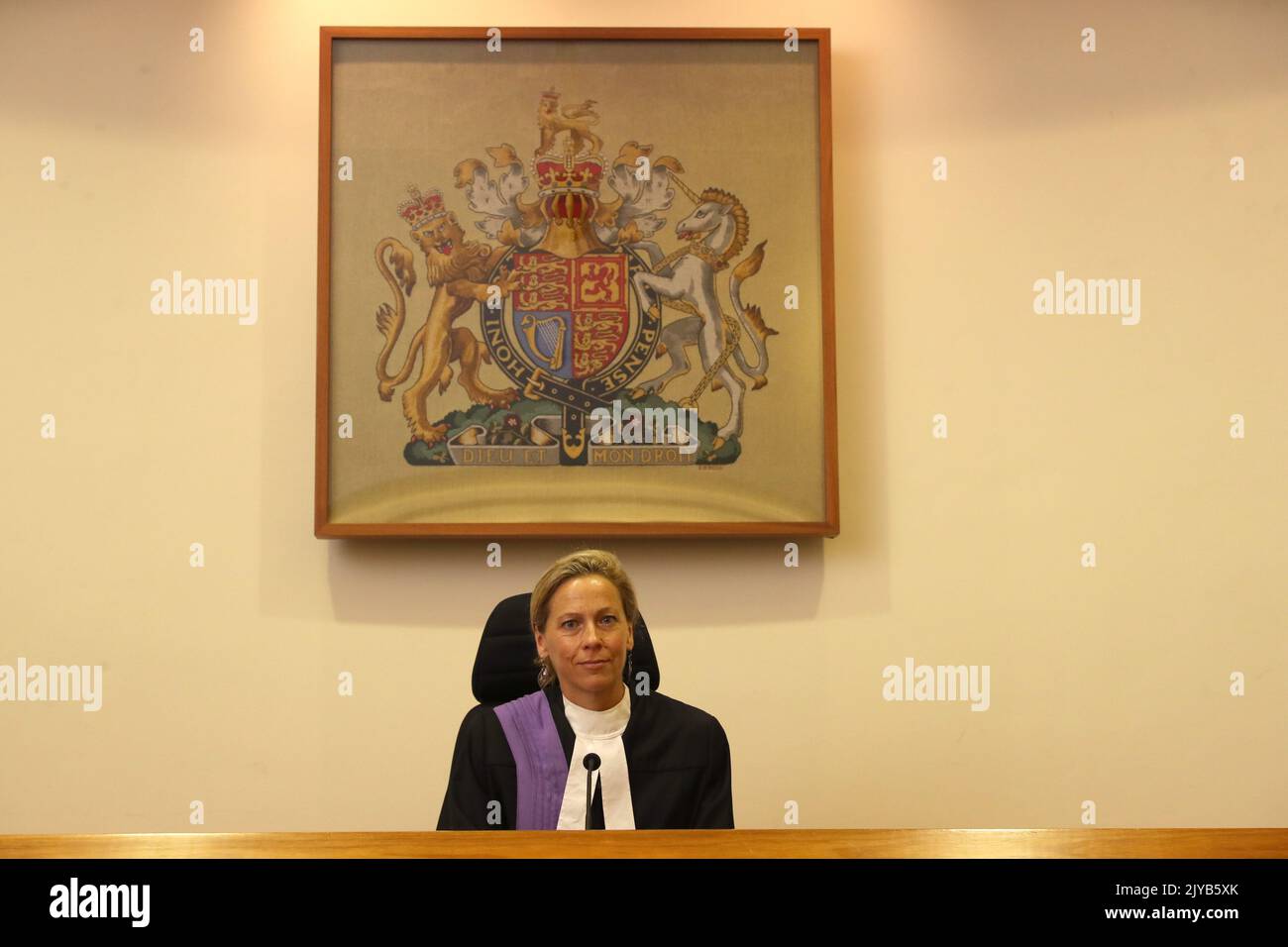 Judge Joana Fuller poses for a portrait at the District Court in ...