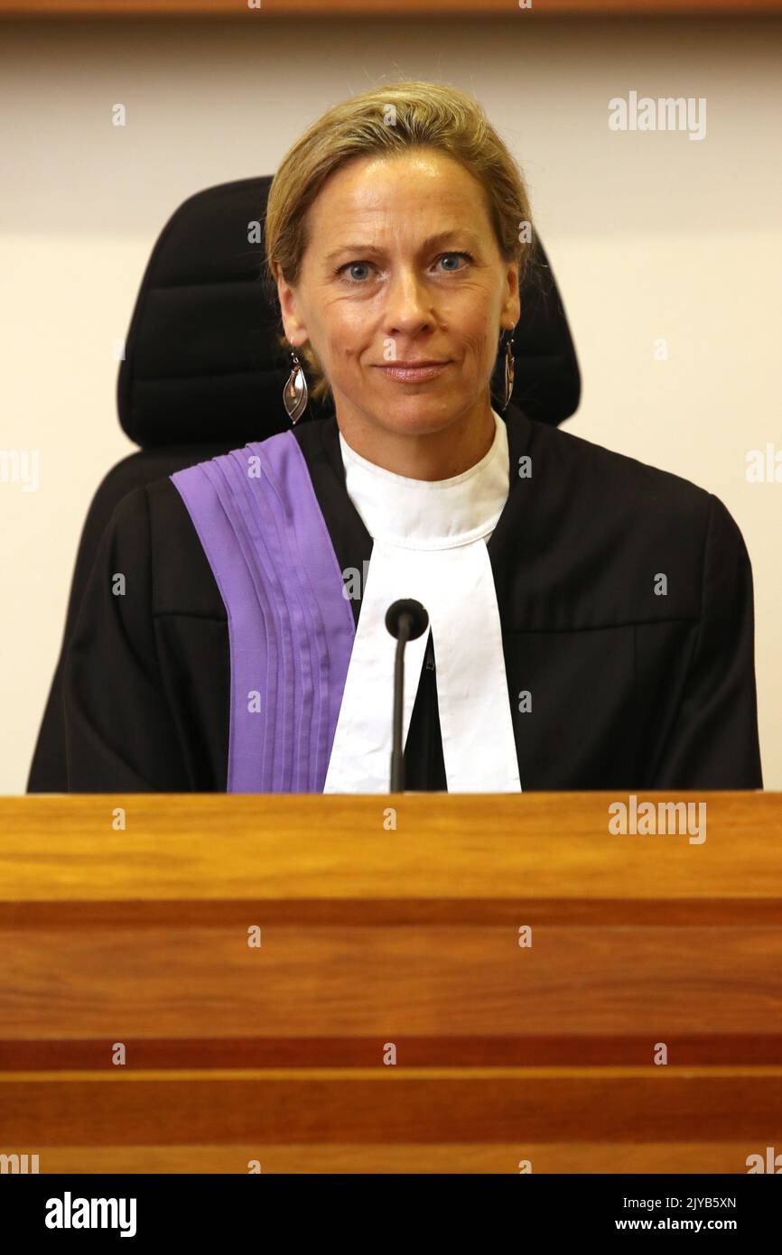 Judge Joana Fuller poses for a portrait at the District Court in ...