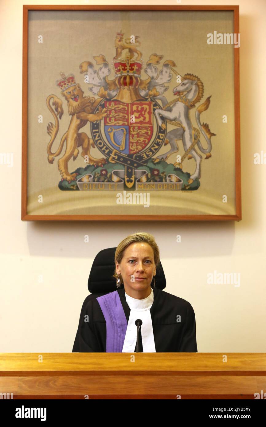 Judge Joana Fuller poses for a portrait at the District Court in ...
