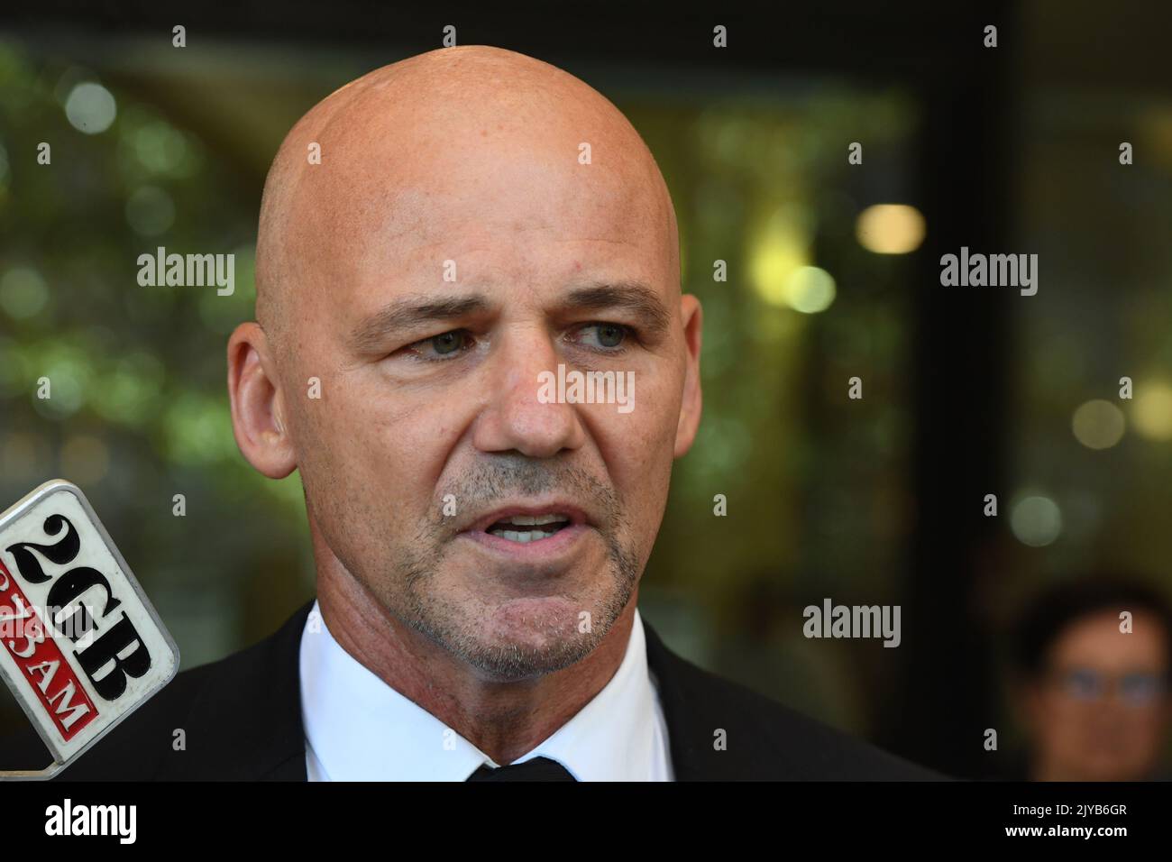 Former NSW Detective Gary Jubelin speaks to the media outside the ...