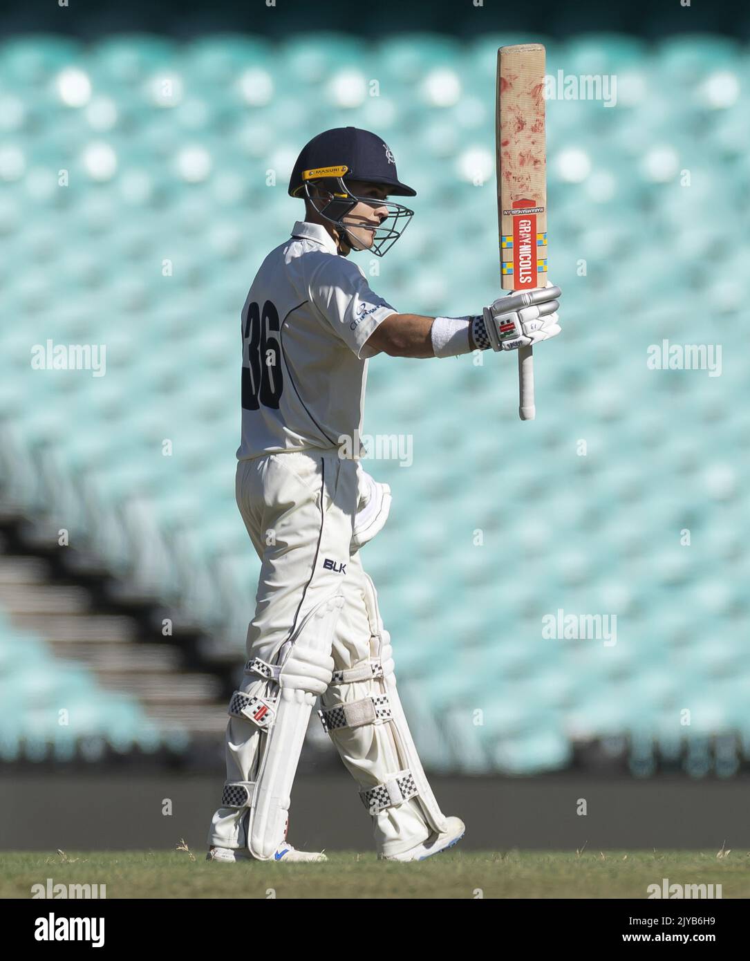 Seb Gotch of Victoria scores half century during the Marsh Sheffield ...