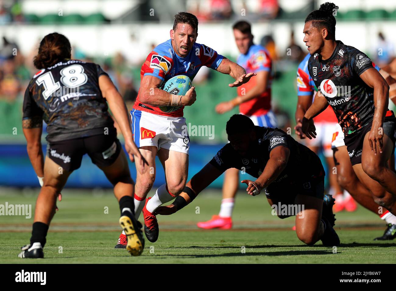 Kurt Gidley of the Knights during the NRL Nines 2020 tournament at HBF ...
