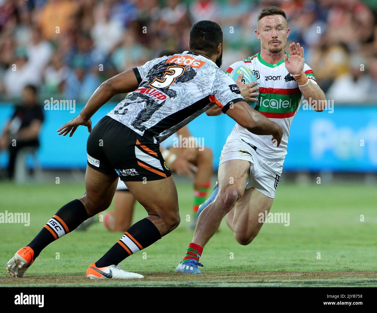 Damien Cook of the Rabbitohs during the NRL Nines 2020 tournament at ...