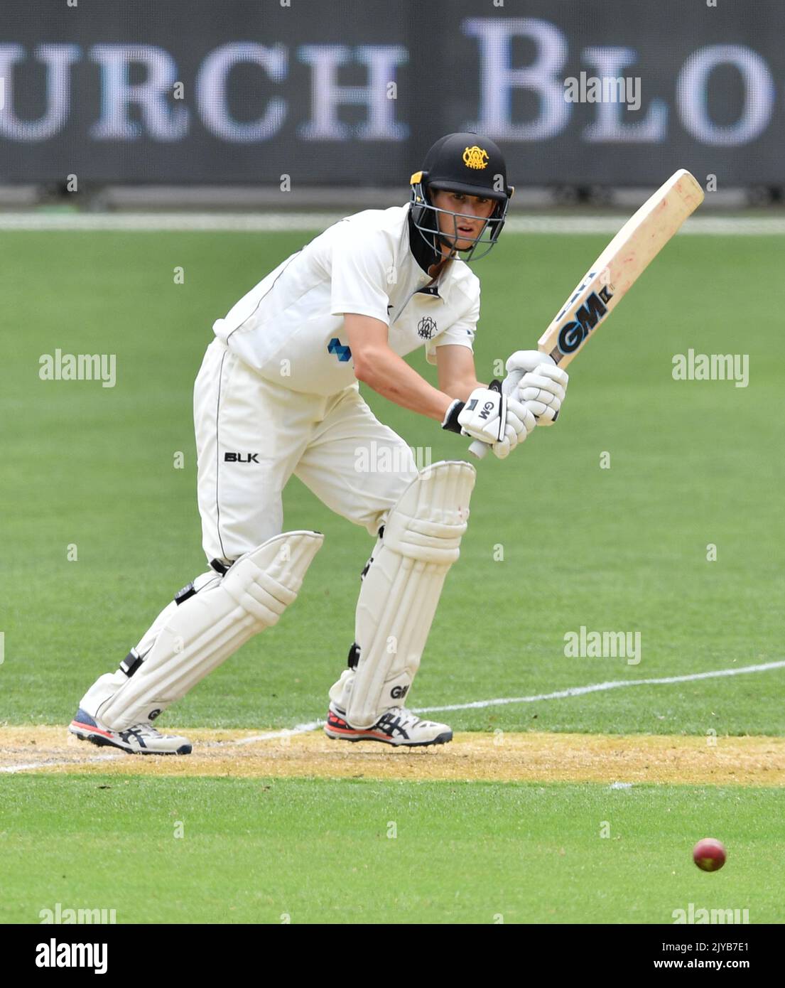 Jake Carder of the Western Warriors during day 2 of the Marsh Sheffield ...