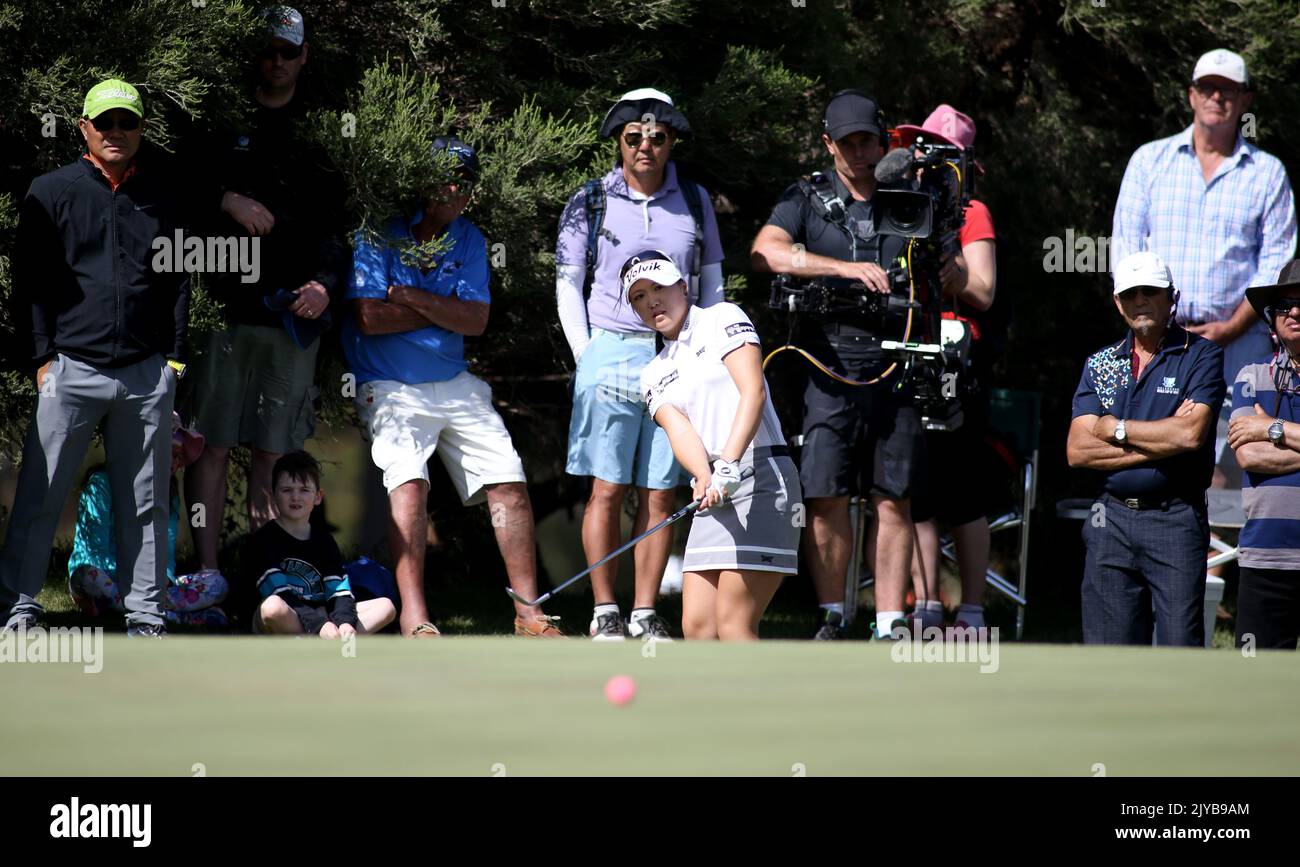Ayean Cho of Korea during day 4 of the Women's Australian Open golf ...
