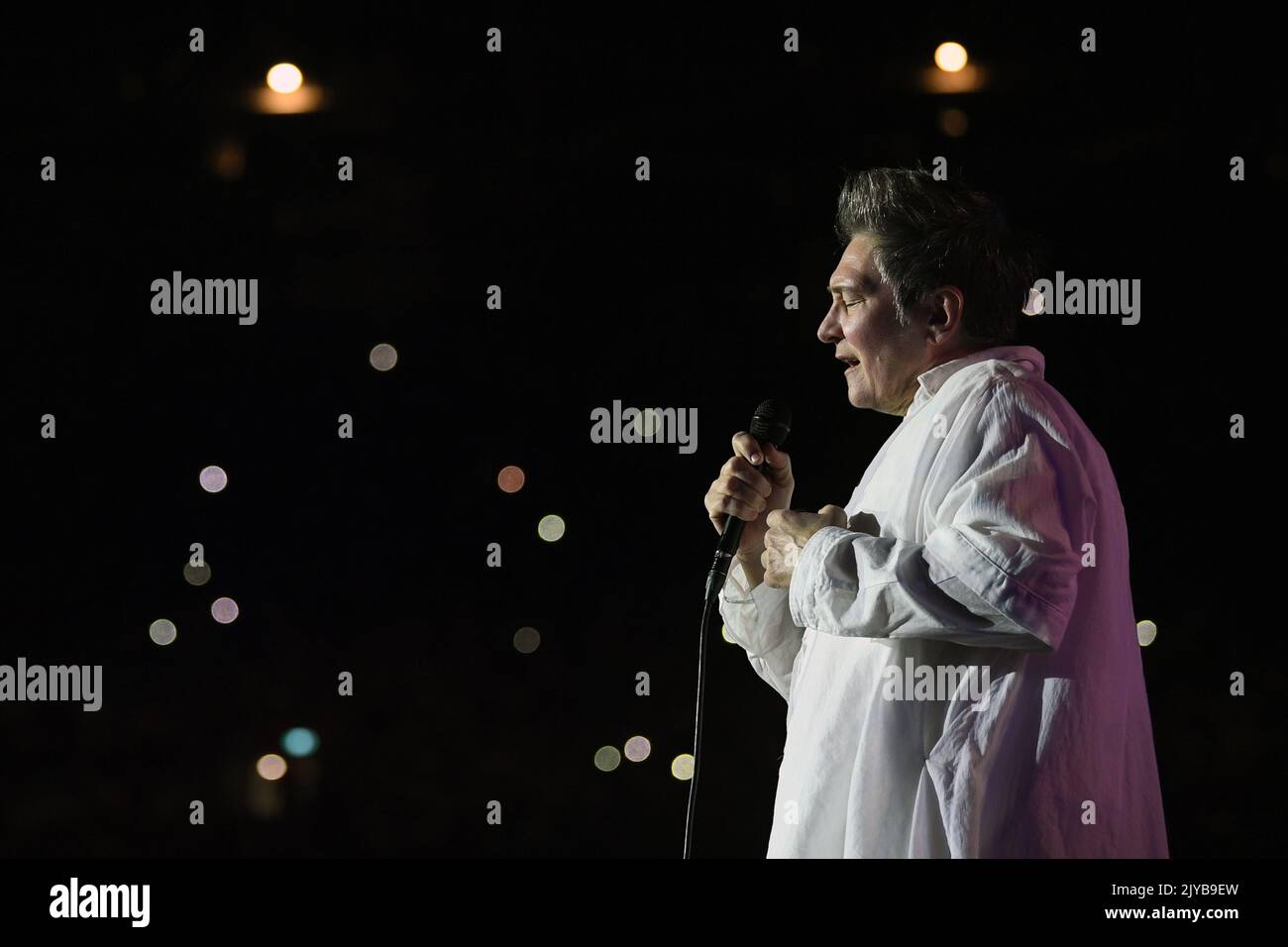 k.d Lang performs during the Fire Fight Australia bushfire relief ...