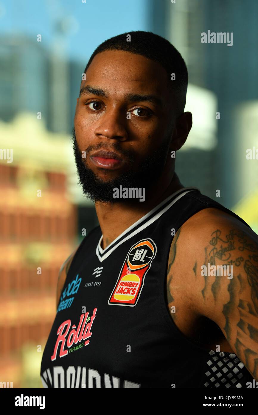 Shawn Long of Melbourne United poses for a photograph during an NBL ...