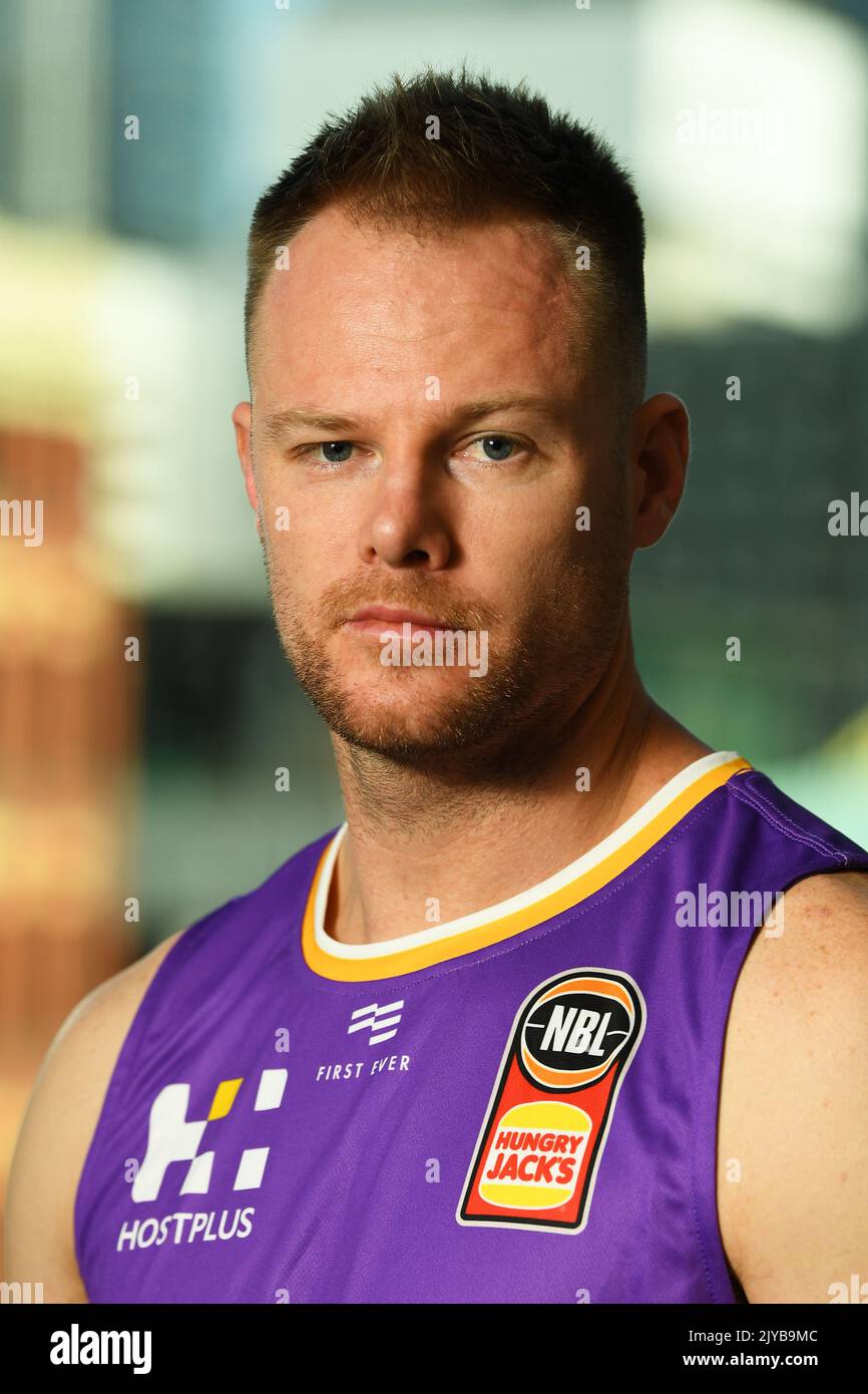 Brad Newley of the Sydney Kings poses for a photograph during an NBL ...