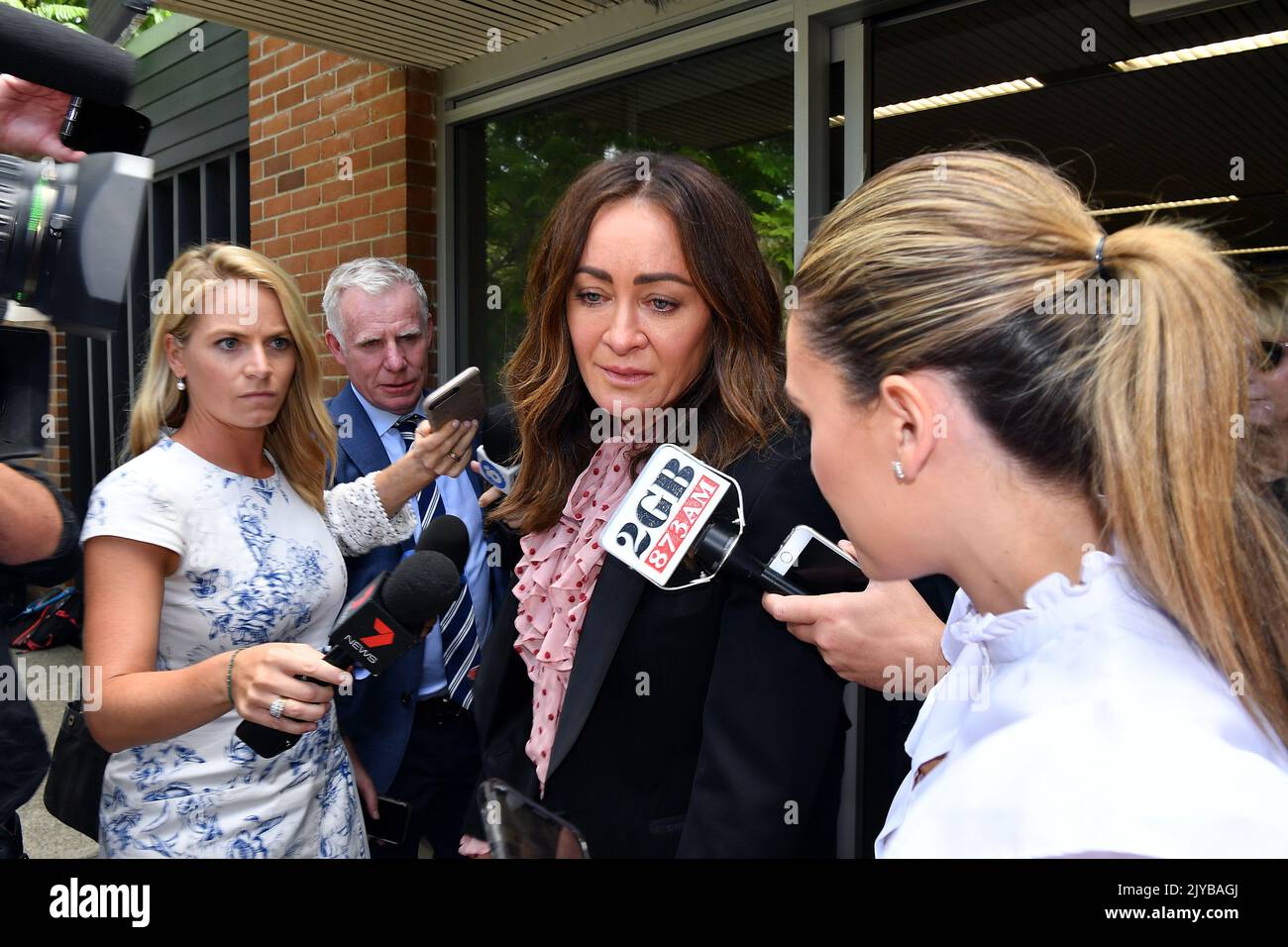 Michelle Bridges leaves Waverley Court in Sydney, Tuesday, February 18 ...