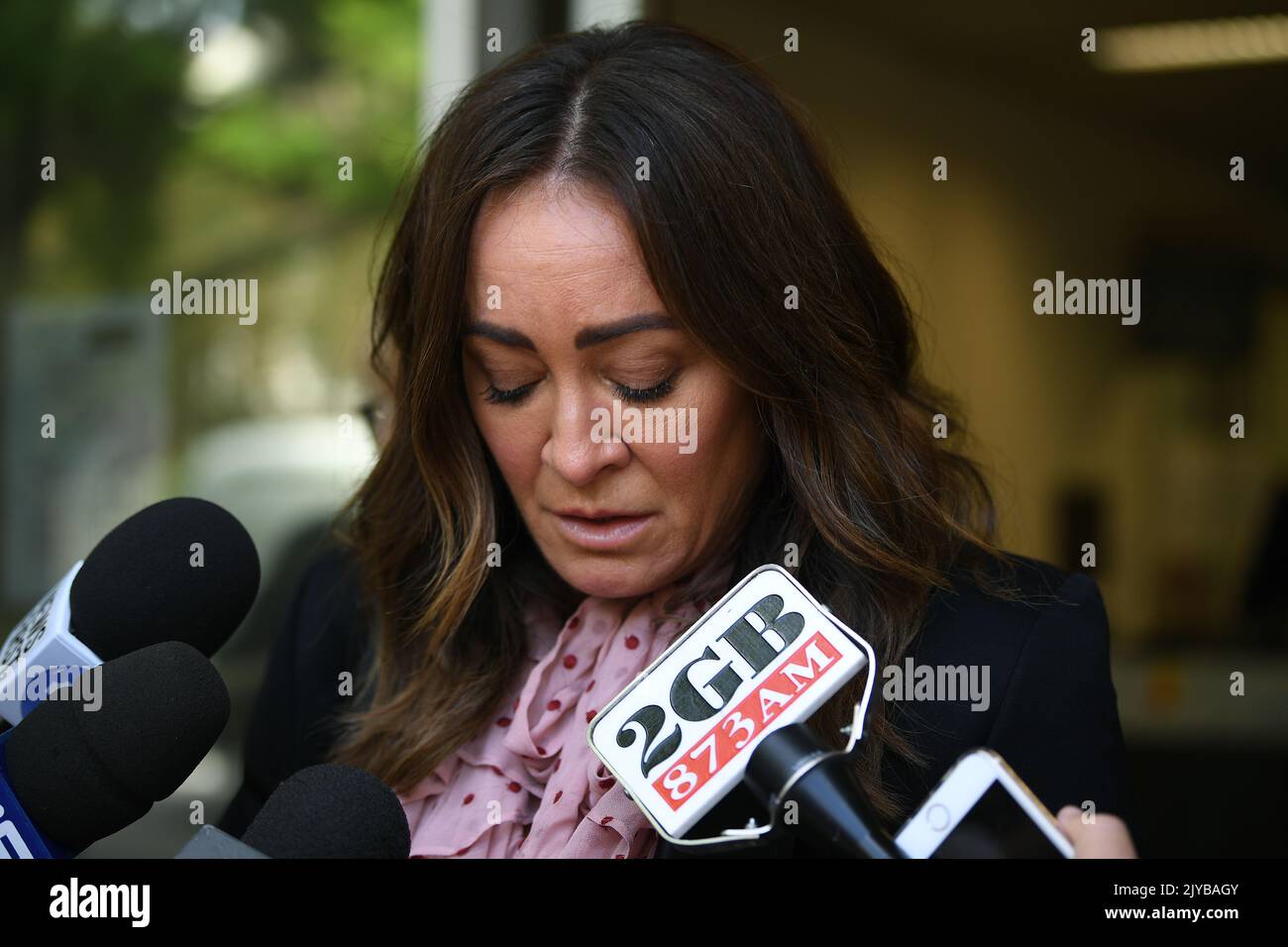 Michelle Bridges leaves Waverley Court in Sydney, Tuesday, February 18 ...
