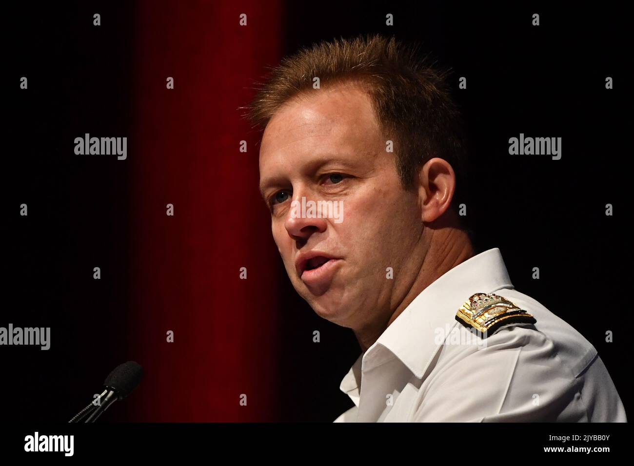 Chief of Navy Vice Admiral Michael Noonan speaks at the Australian ...