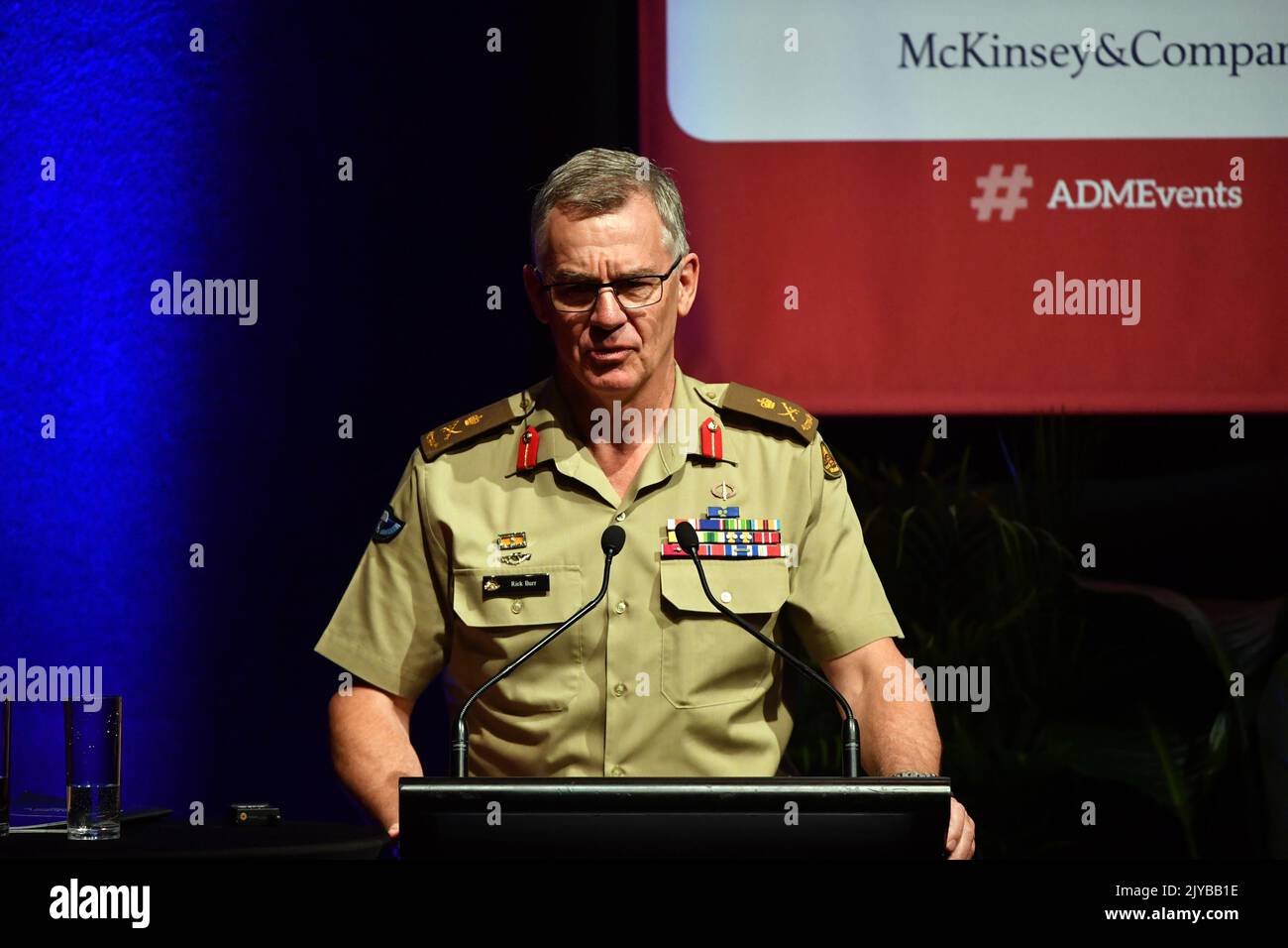 Chief of Army Lieutenant General Richard Burr speaks at the Australian ...