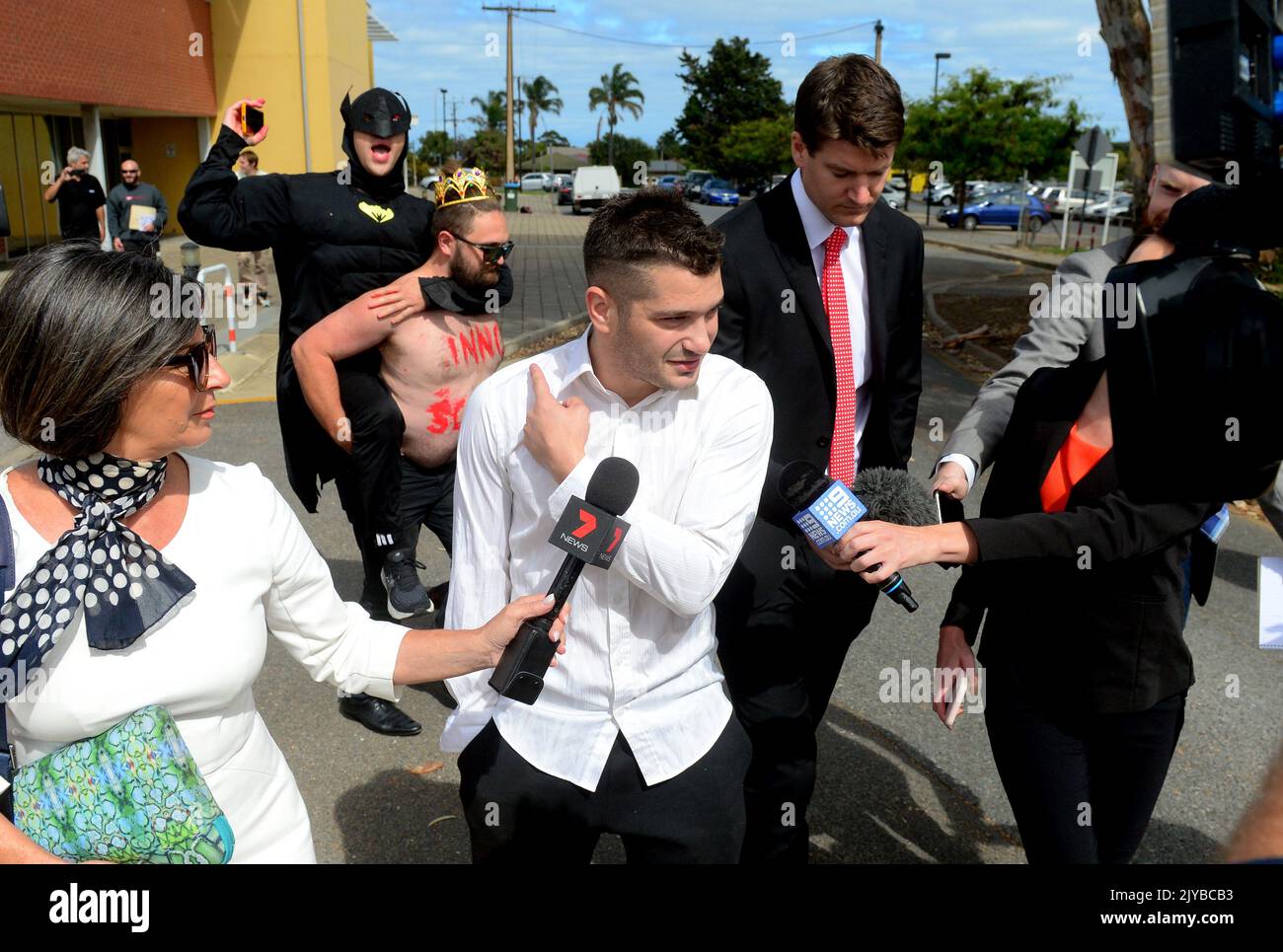 Michael Philippou departs the Christies Beach Magistrates' Court in ...