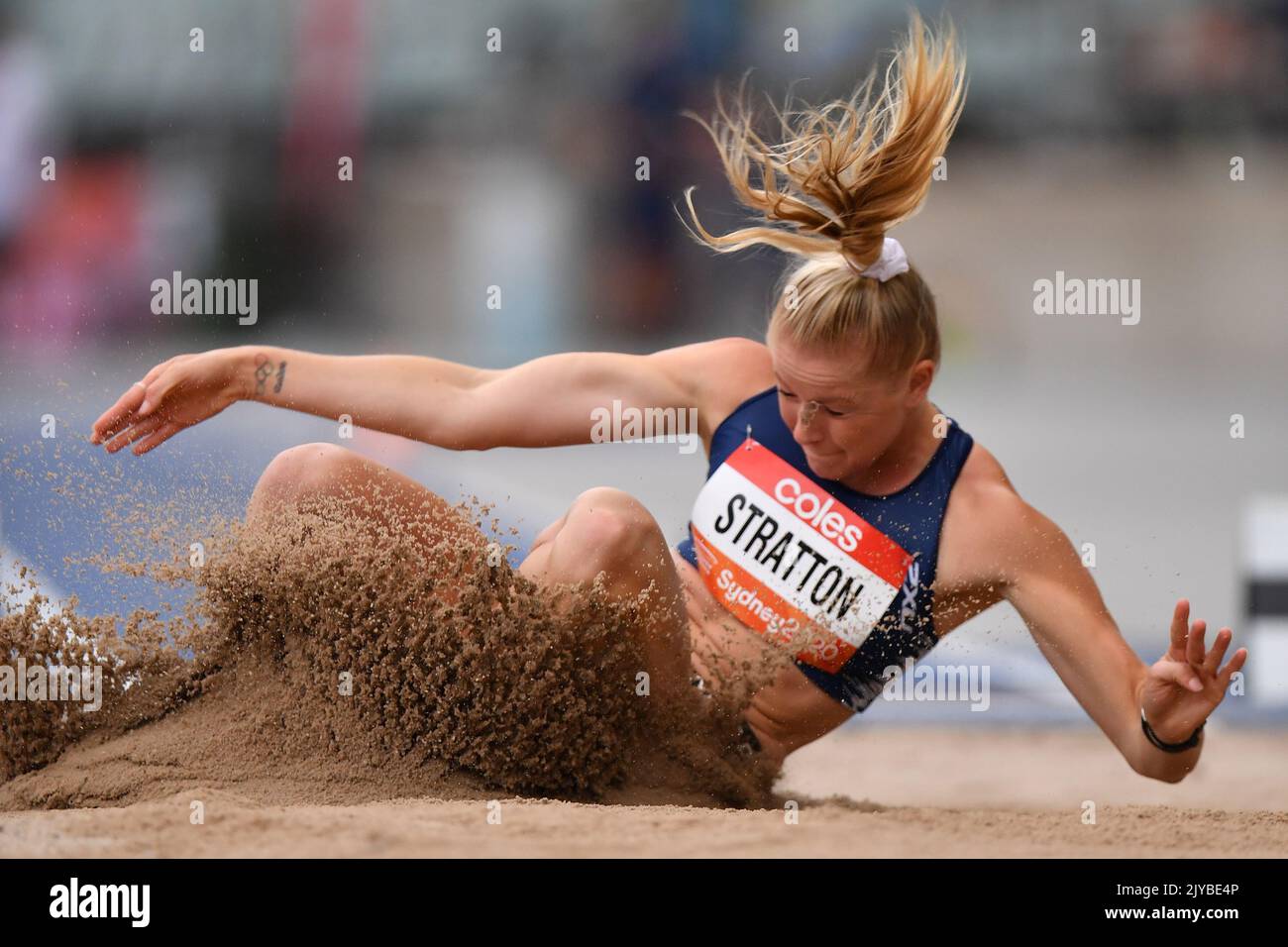 Brooke Stratton in the Women's Long Jump during theSydney Track Classic ...