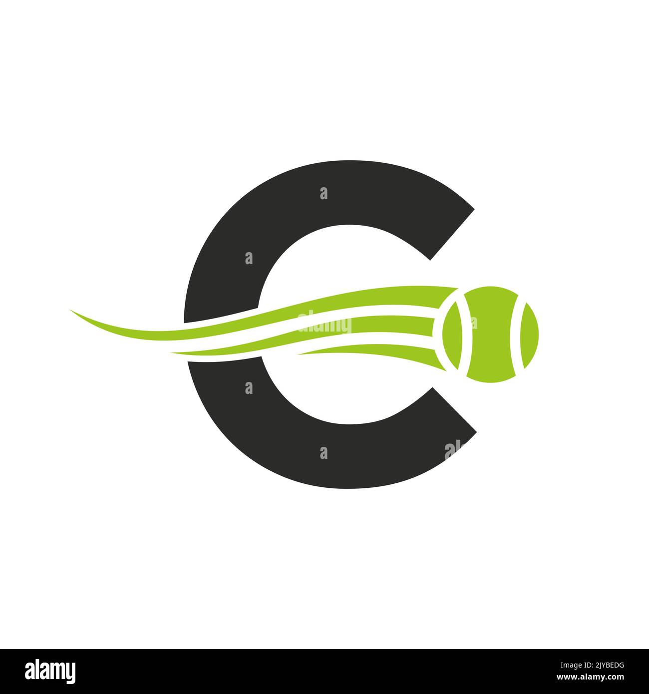 Letter C Tennis Club Logo Design Template. Tennis Sport Academy, Club ...