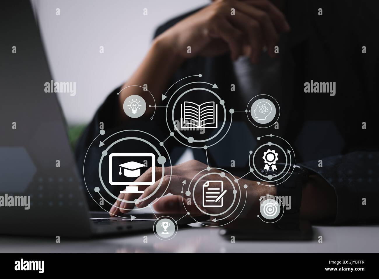 Digital learning diagram hi-res stock photography and images - Alamy