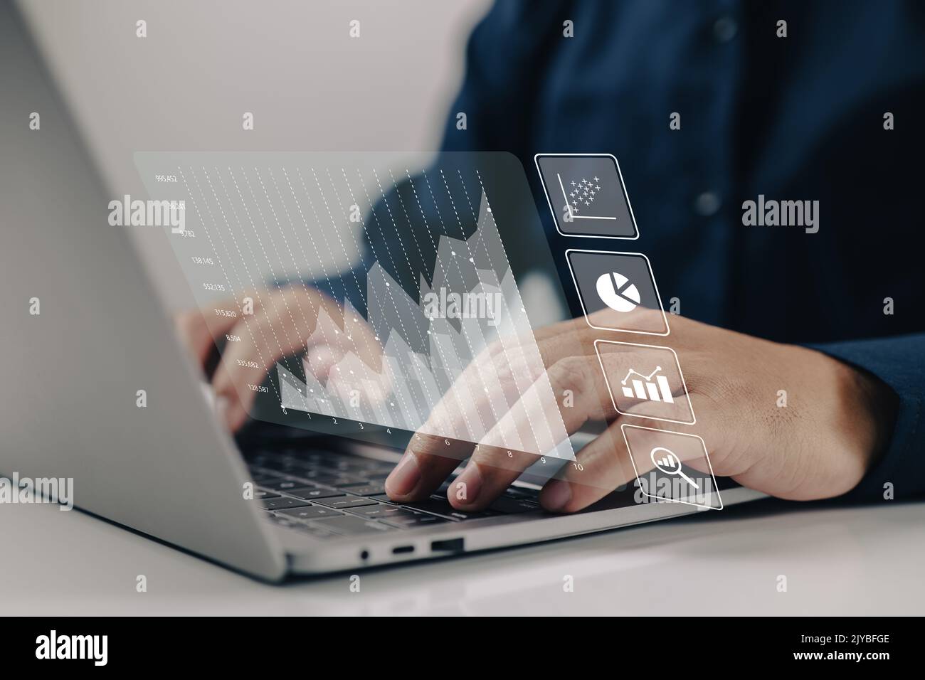 The concept of analytics for large amounts of data and business ...