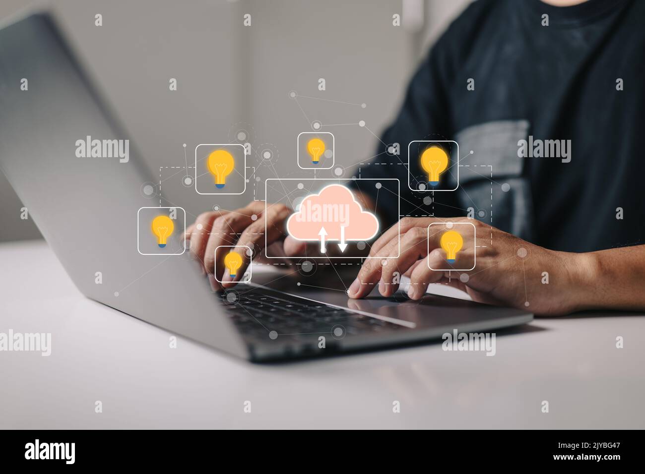 Creativity, innovation, and the concept of a business idea. Positive ...