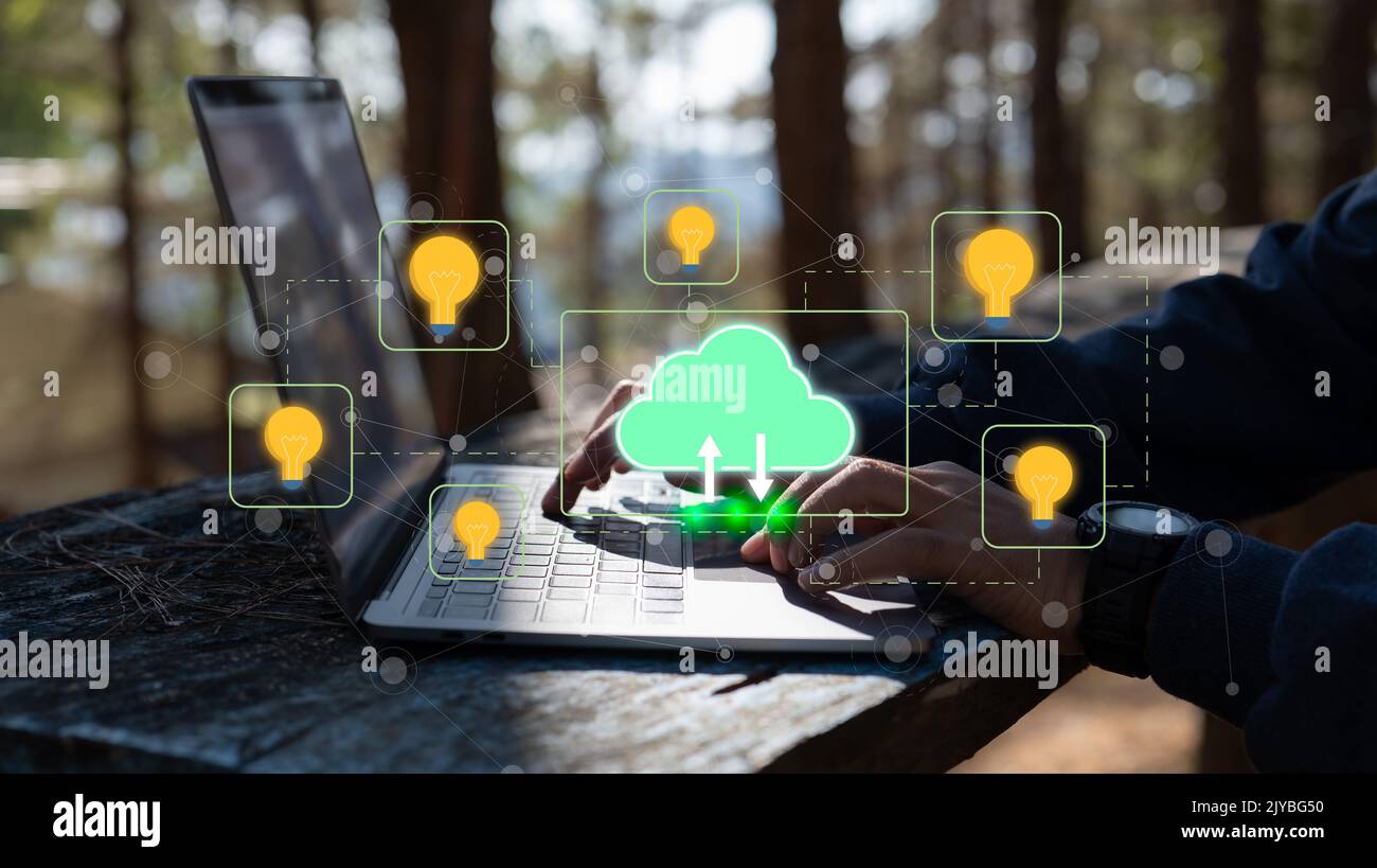 Innovation, creativity, and the concept of a business idea. Optimistic ...