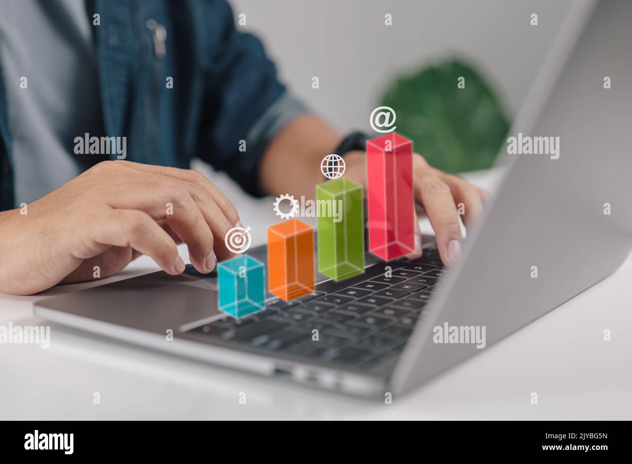 Business statistical graph diagram. Missions and accomplishments. Smart ...