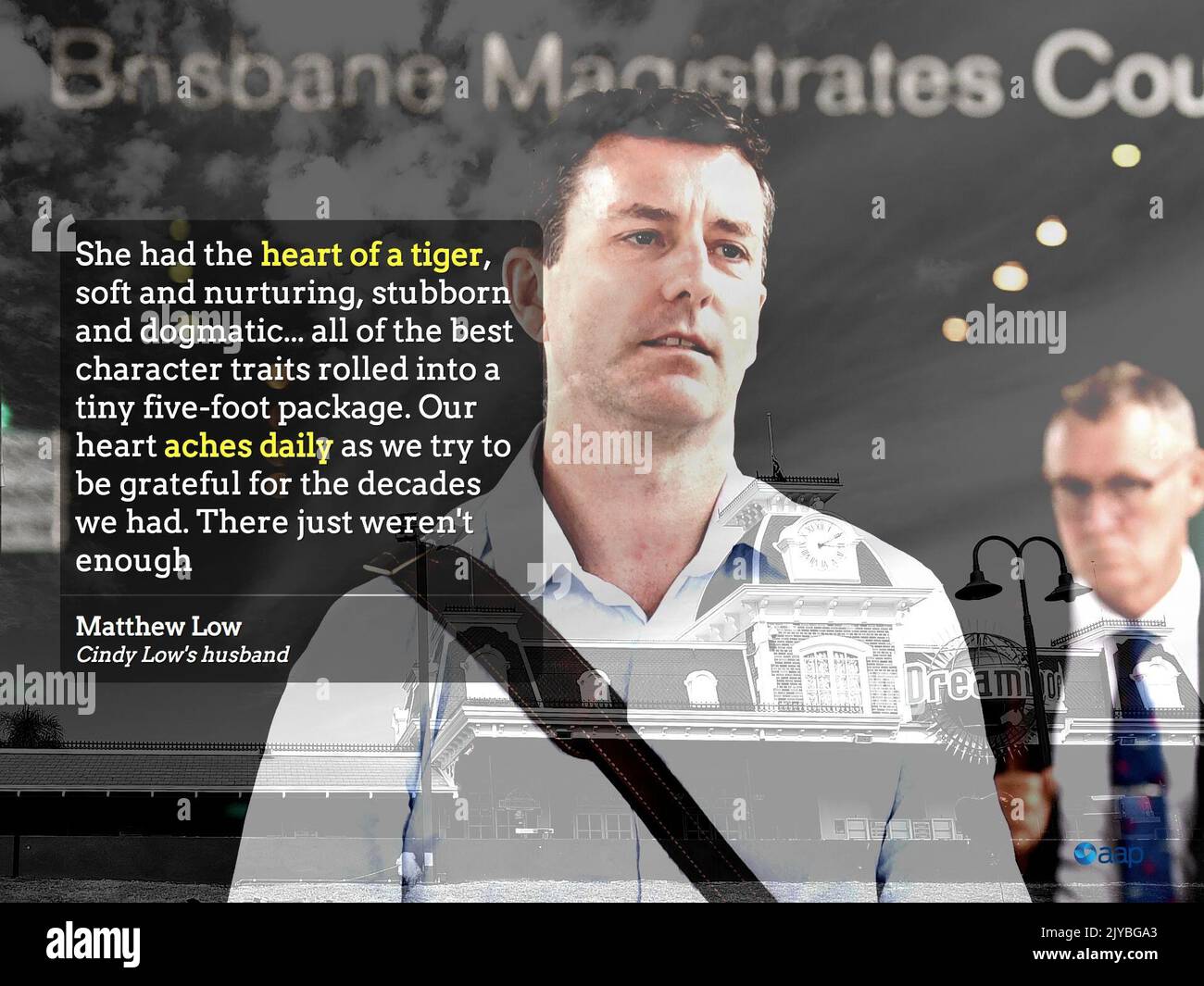 Quote by Matthew Low, husband of Cindy Low who died on the Thunder ...