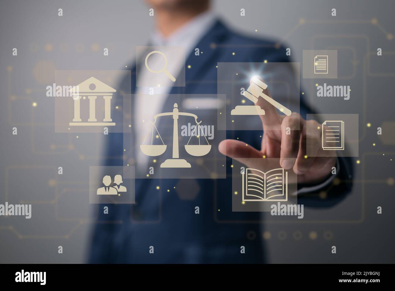 Digital law scale hi-res stock photography and images - Alamy