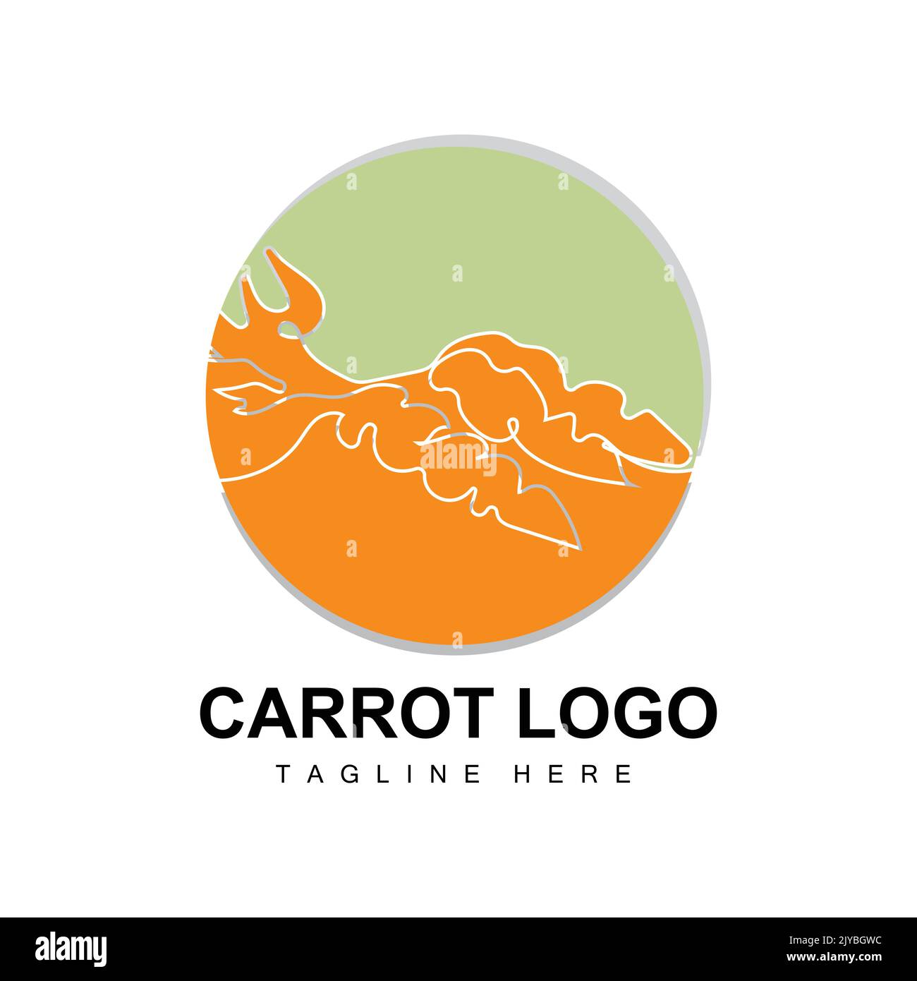 King logo carrot hi-res stock photography and images - Alamy