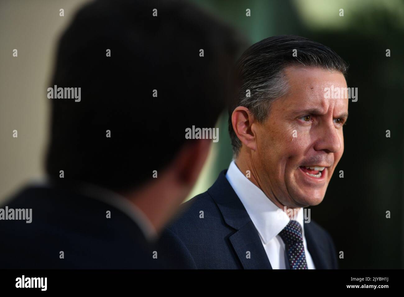 Shadow Minister for Climate Change Mark Butler at a press conference at ...