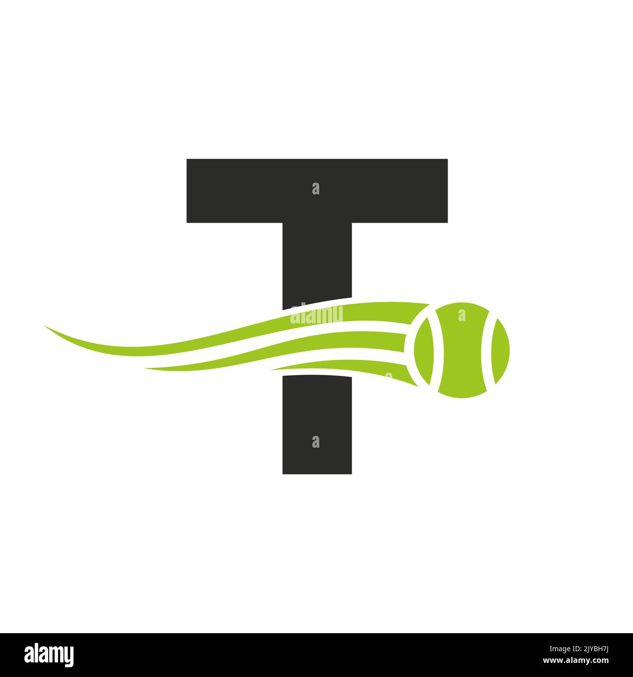 Letter T Tennis Club Logo Design Template. Tennis Sport Academy, Club ...