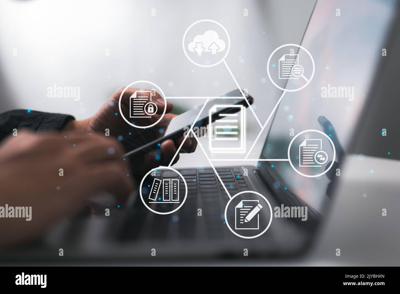 A Document Management System (DMS) is used to store corporate files and ...