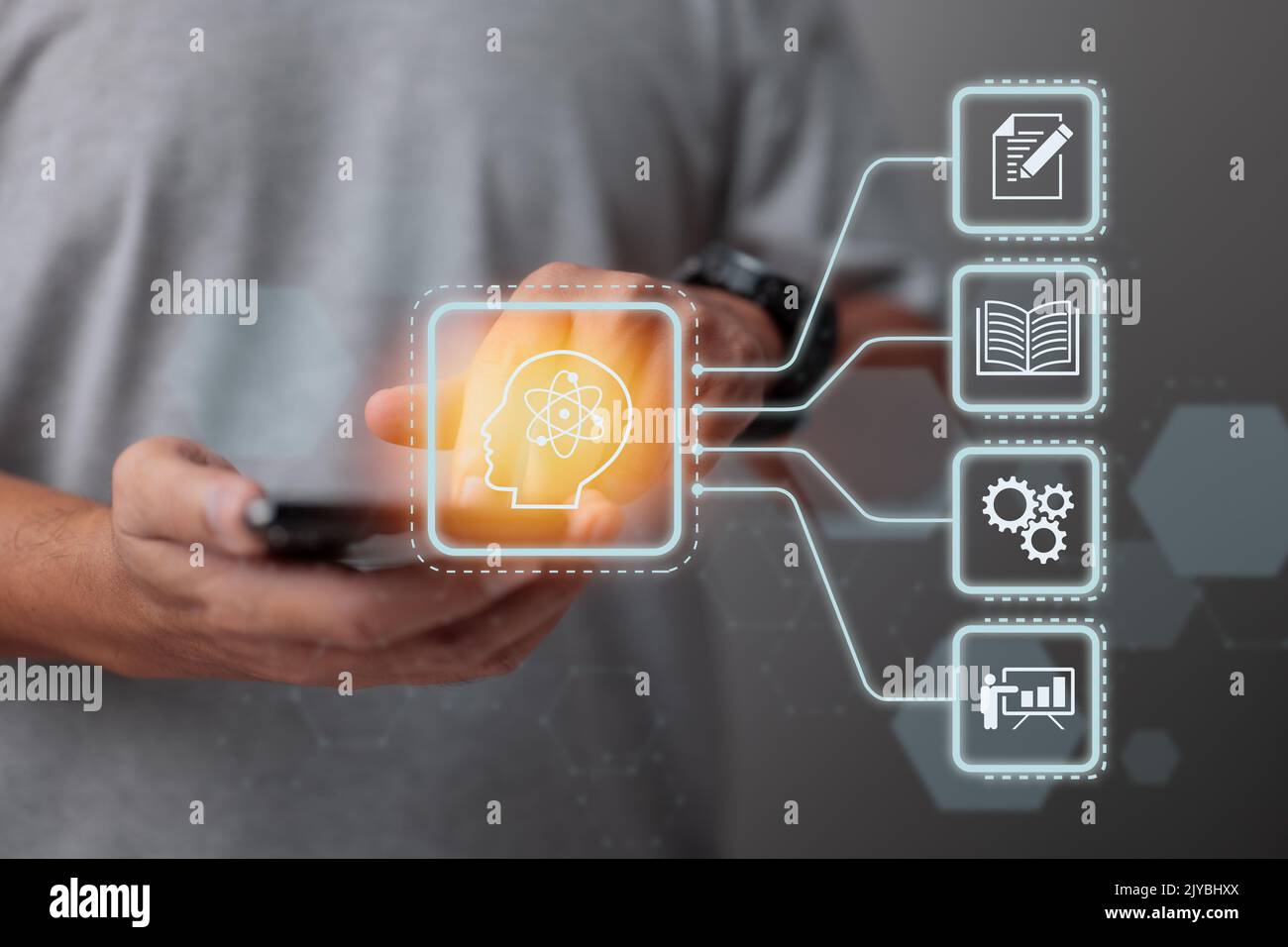 Smart phone language learning hi-res stock photography and images - Alamy