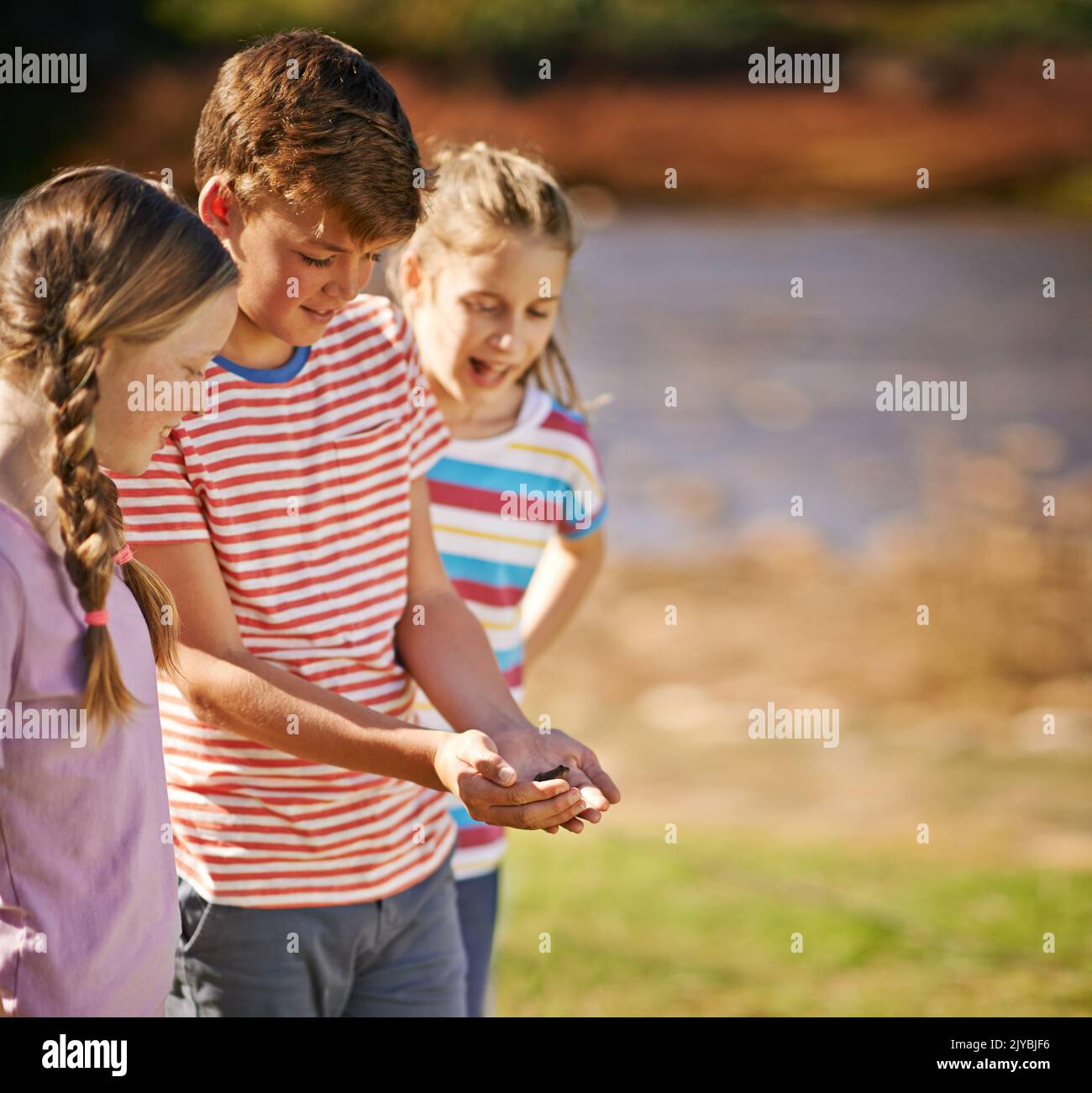 The children and the frog hi-res stock photography and images - Alamy