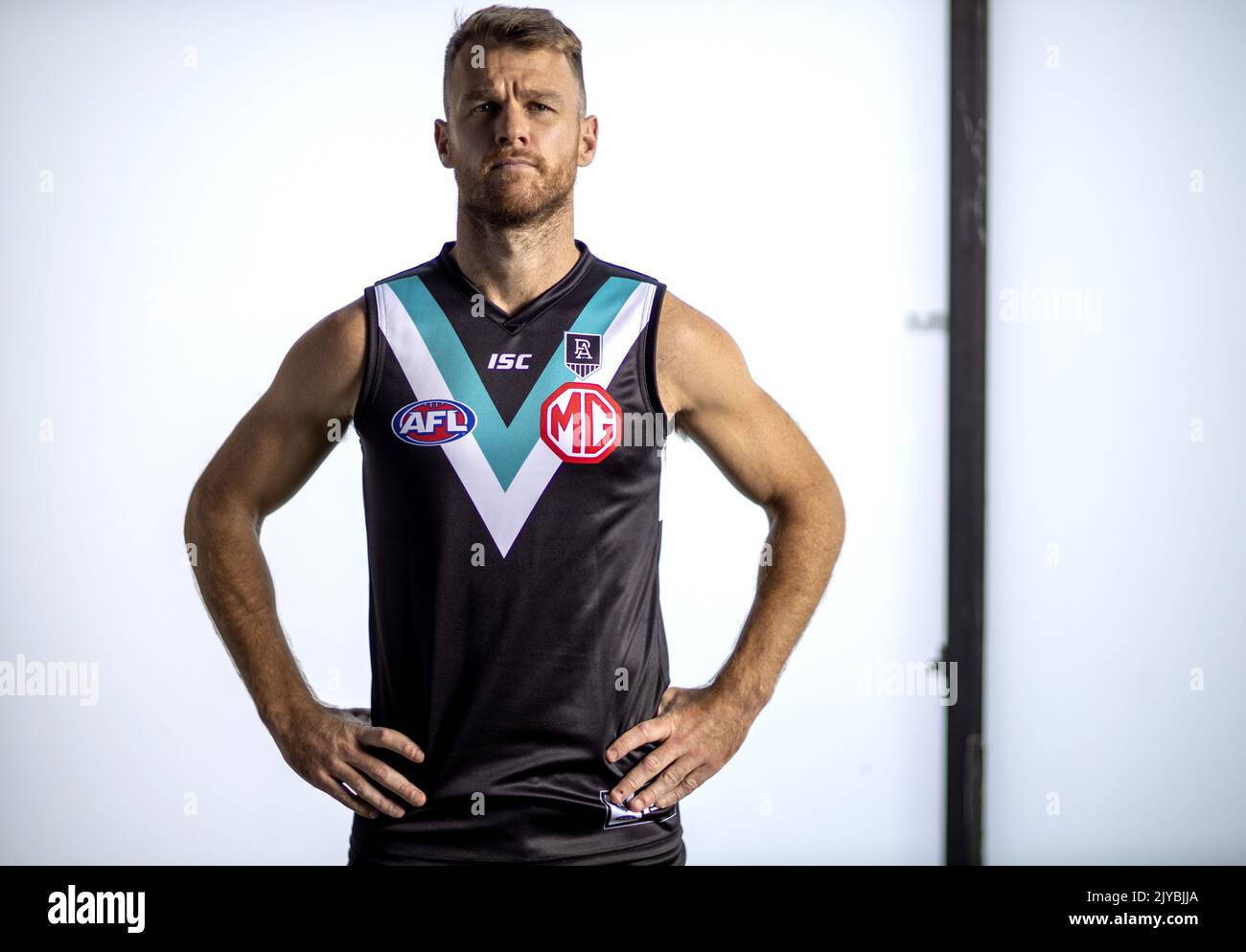AFL Port Adelaide Player Robbie Gray poses for a portrait at the Port ...