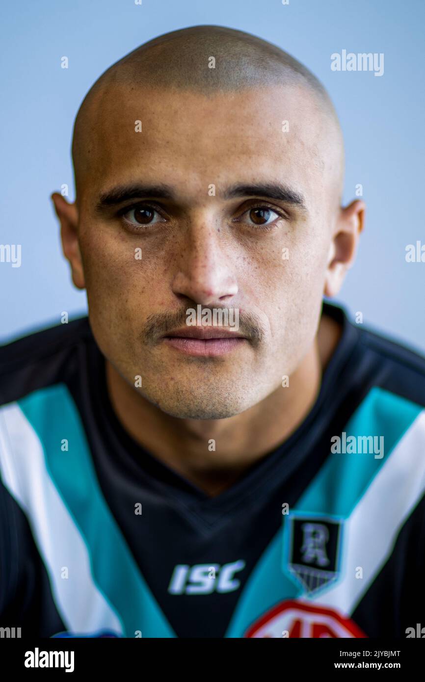 AFL Port Adelaide player Sam Powell-Pepper poses for a portrait at the ...