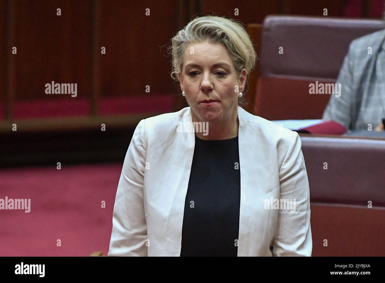 Nationals Senator Bridget McKenzie in the Senate chamber at Parliament ...