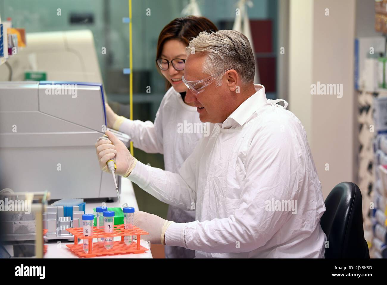 Clinical Associate Professor Michael Buckland poses for a photo inside ...