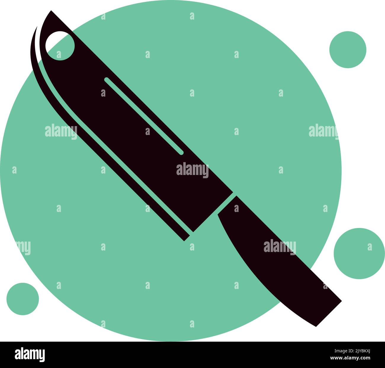 meat knife icon Stock Vector Image & Art - Alamy