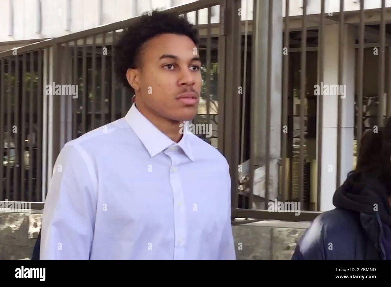 Kristopher Smith leaves a Los Angeles court after pleading guilty to ...