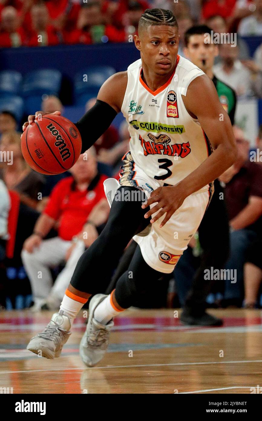 Scott Machado of the Taipans in action during the NBL Semi-Final match ...