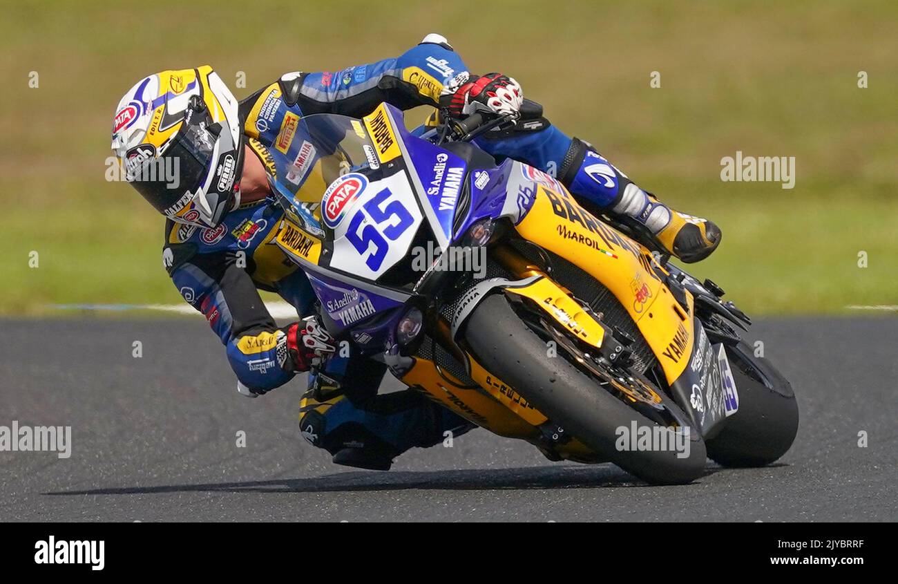 Andrea Locatelli of Italy and Bardhal Evan Bros. WorldSSP Team in ...